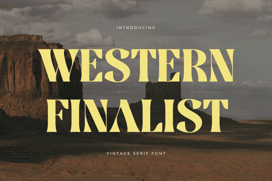 Western Finalist Font · 1001 Fonts