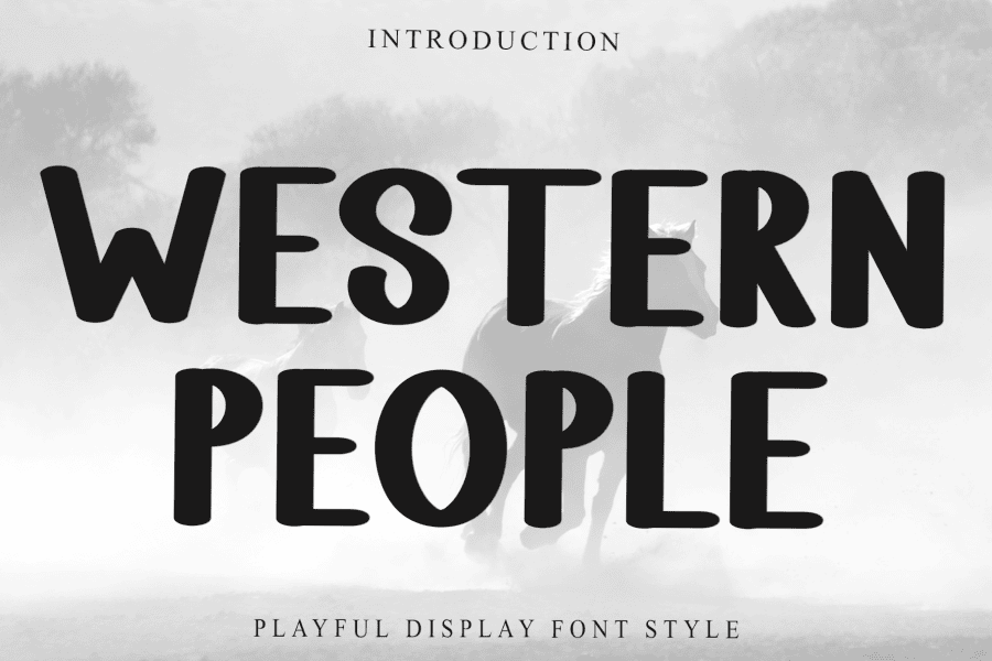 Western People Font · 1001 Fonts