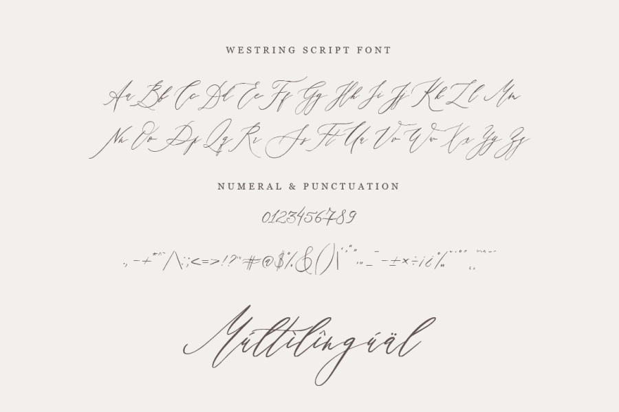 Westring Font · 1001 Fonts
