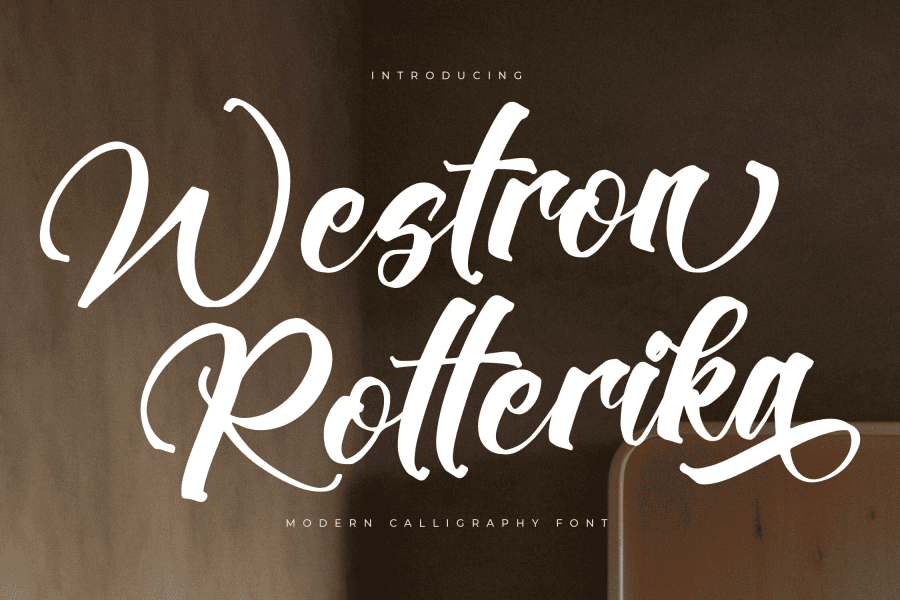 Westron Rotterika DEMO VERSION Font Family · 1001 Fonts