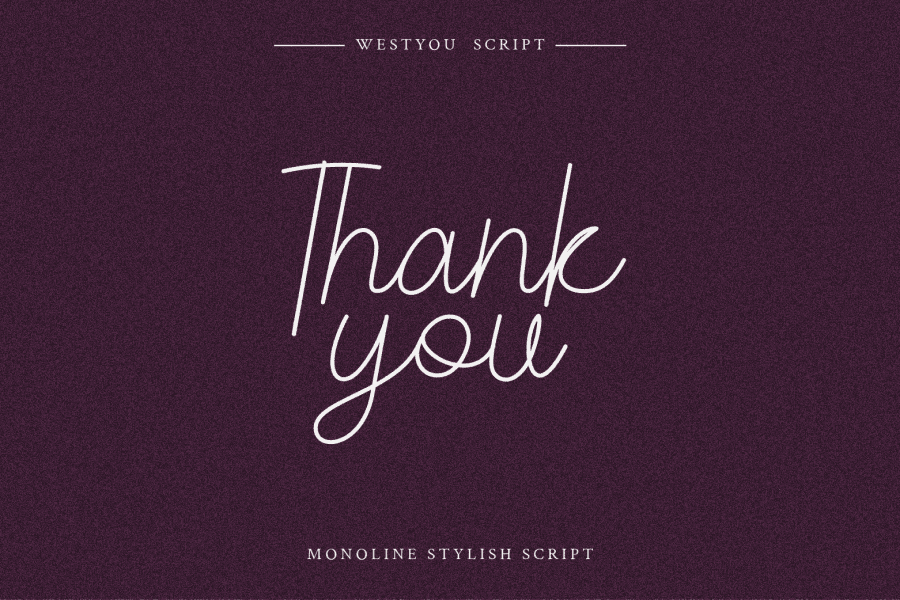 Westyou Font · 1001 Fonts