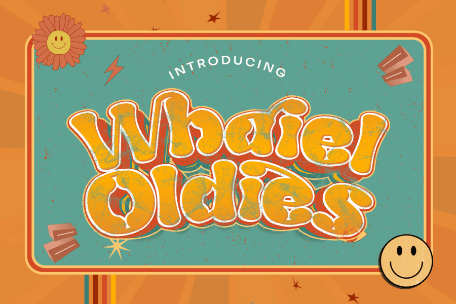 Whaiel Oldies Font · 1001 Fonts