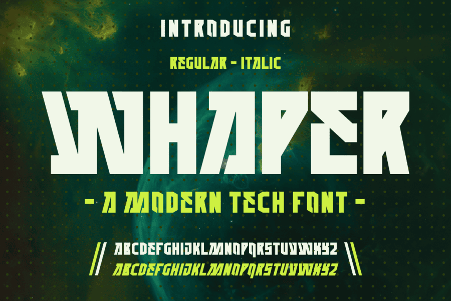 WHAPER Font Family · 1001 Fonts