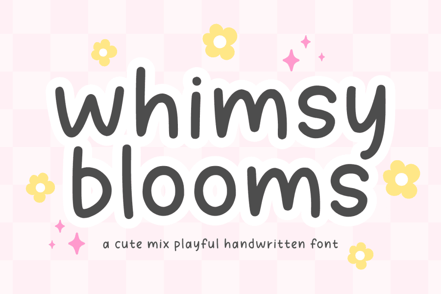Whimsy Blooms Font · 1001 Fonts