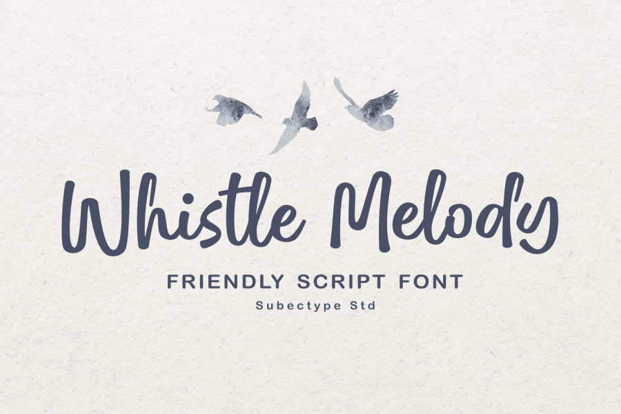 Whistle Melody Font · 1001 Fonts