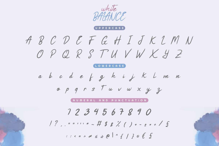 White Balance Demo Font · 1001 Fonts