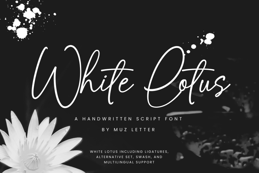 White Lotus Font · 1001 Fonts