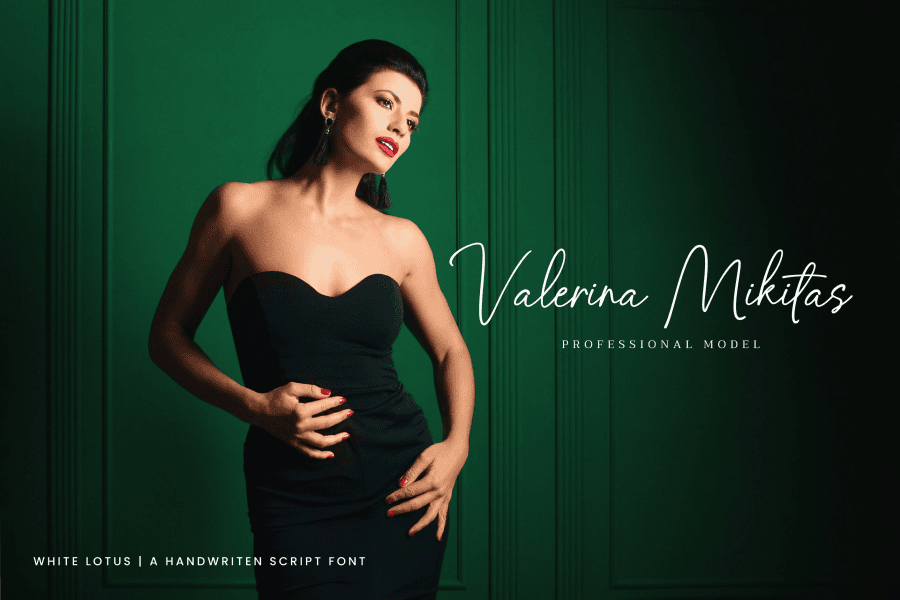 White Lotus Font · 1001 Fonts