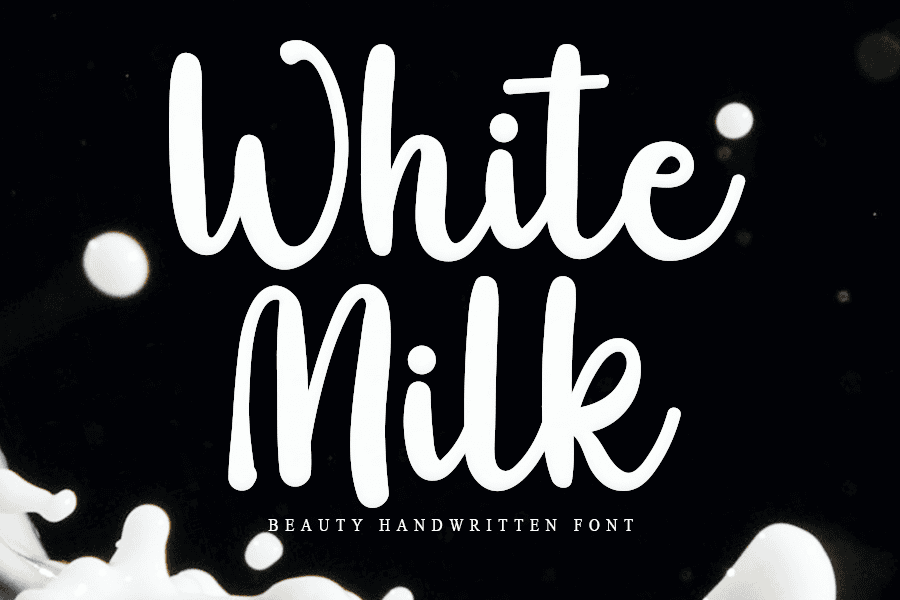 21 Free Milk Fonts · 1001 Fonts