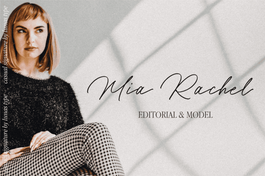 White Signature Font · 1001 Fonts