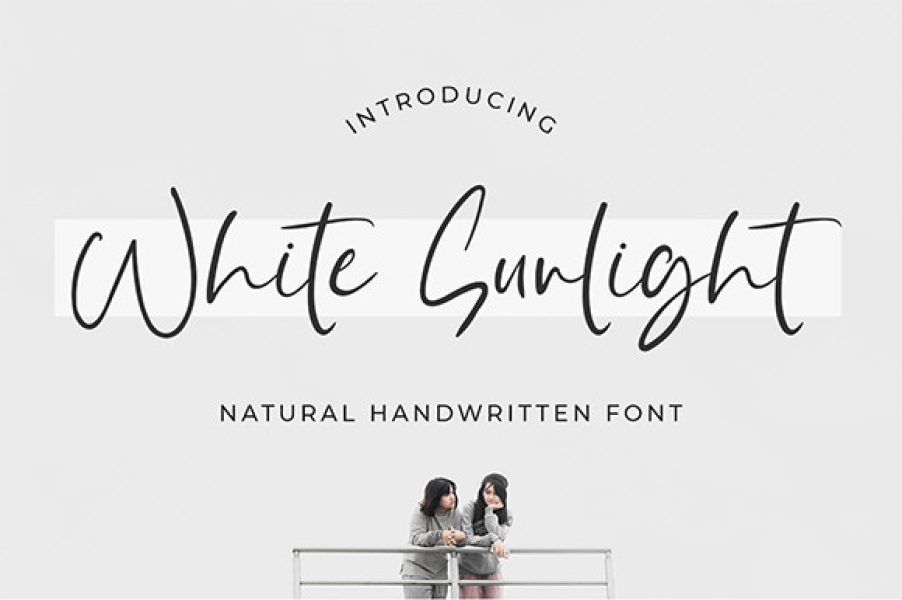 White Sunlight Font · 1001 Fonts