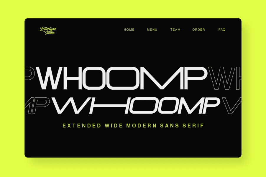 Whoomp DEMO Font · 1001 Fonts