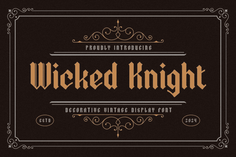 Wicked Knight Font · 1001 Fonts
