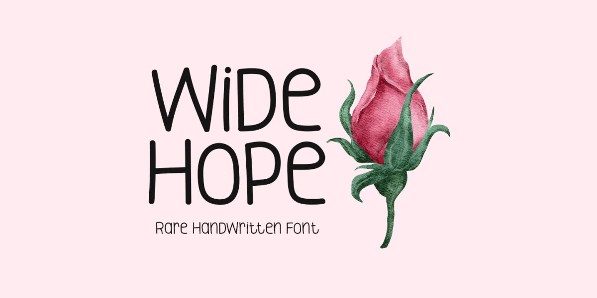 Wide Hope Font · 1001 Fonts