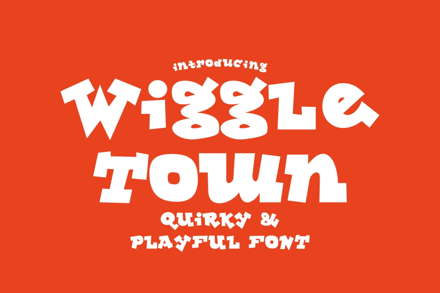 1 Free Bouncy, Wiggly Font · 1001 Fonts