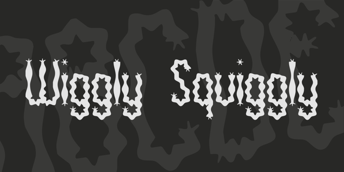 Wiggly Squiggly Font · 1001 Fonts