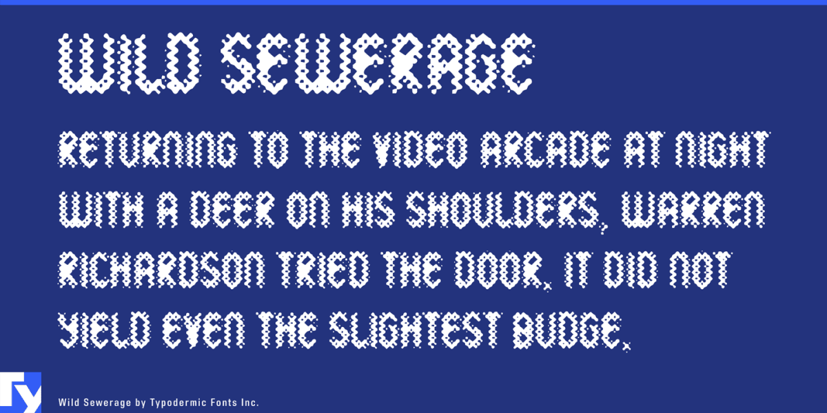Wild Sewerage Font · 1001 Fonts