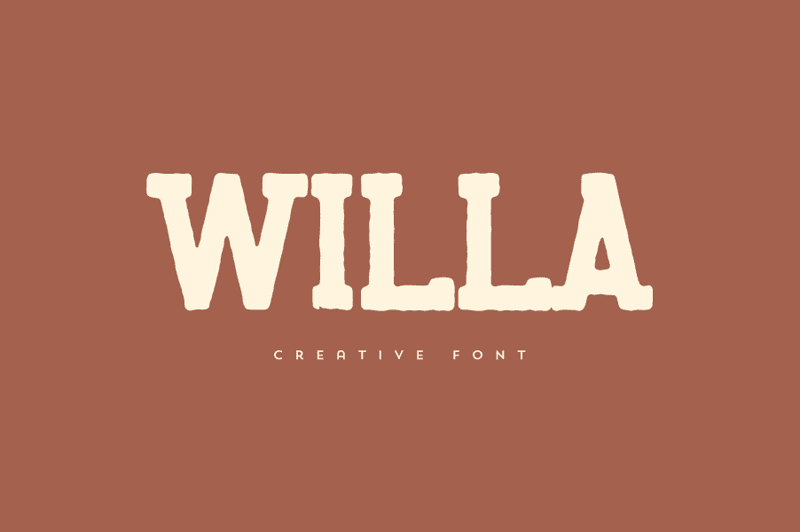 Willa Font · 1001 Fonts