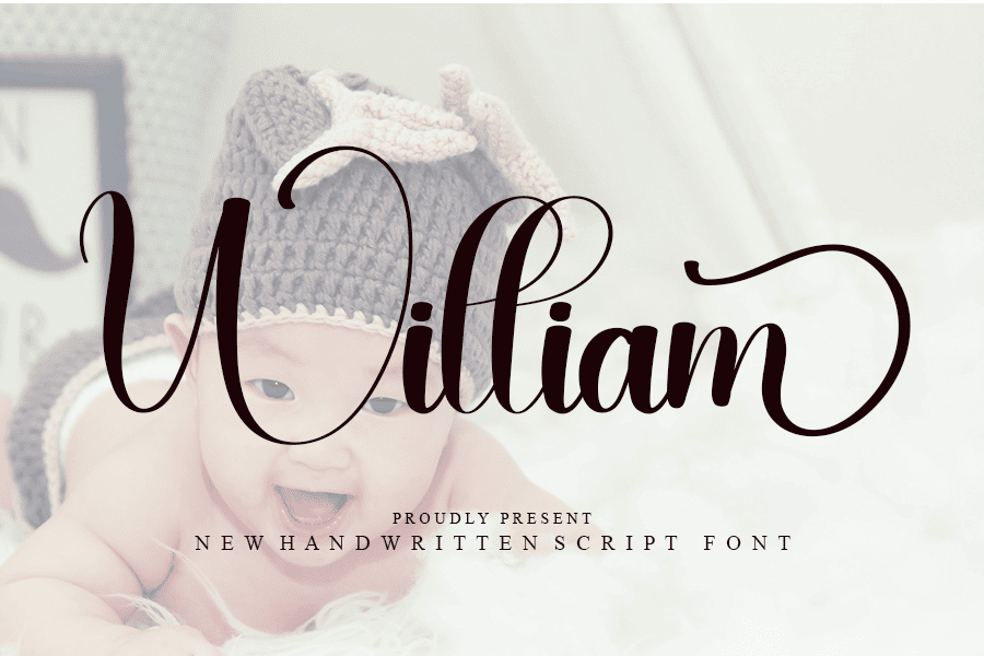 William Font · 1001 Fonts