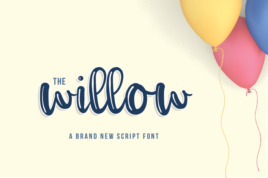 Willow Script Font · 1001 Fonts