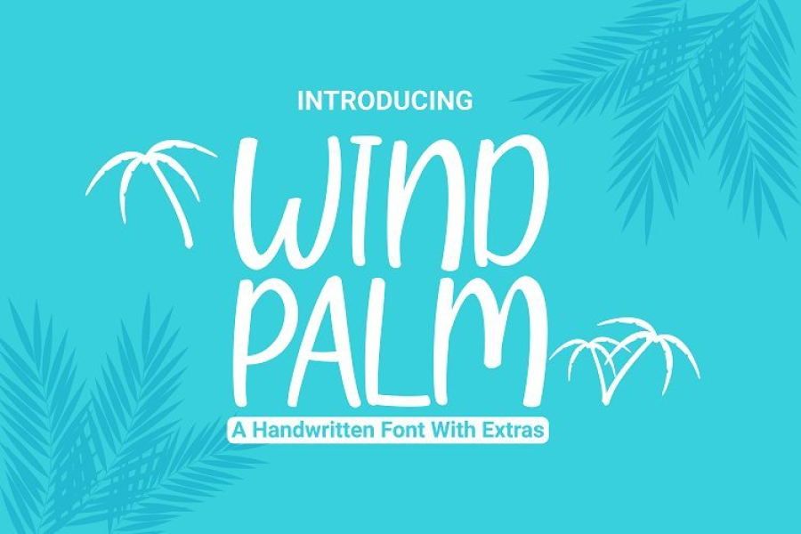 4 Free Palmtree Fonts · 1001 Fonts