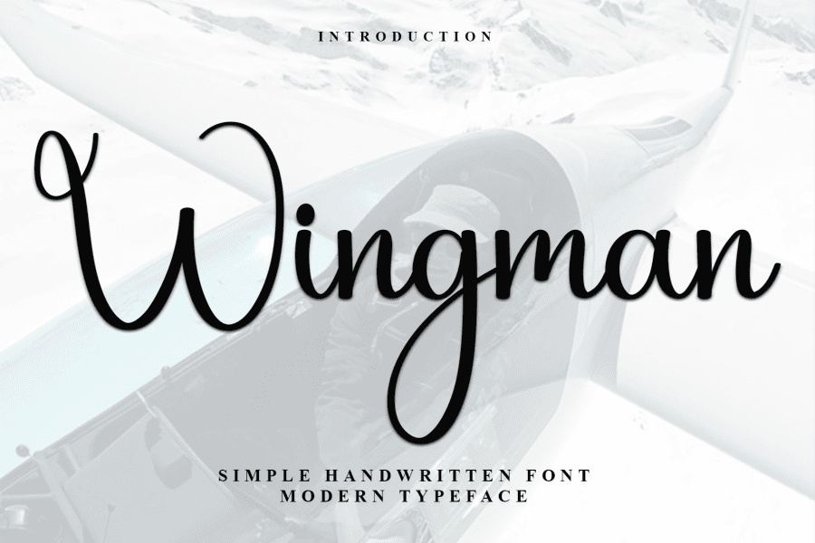Wingman Font · 1001 Fonts