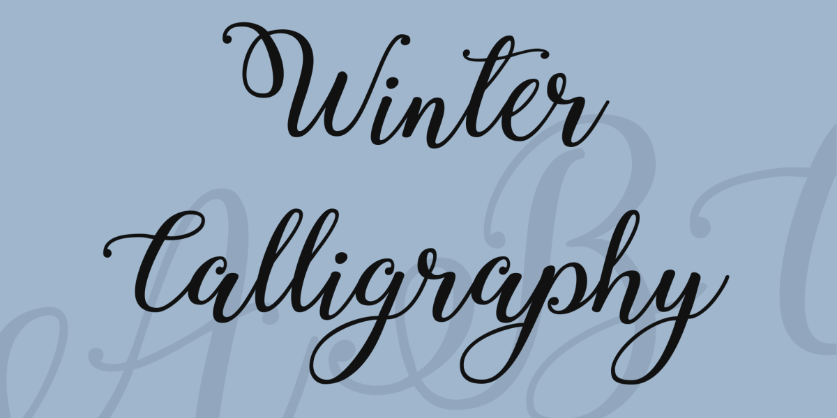 Winter Calligraphy Font · 1001 Fonts