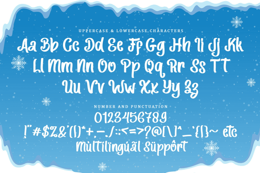 Winter Cold - Personal Use Font · 1001 Fonts