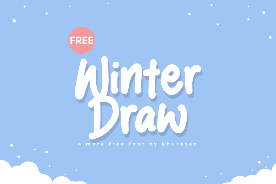 Winter Draw Font · 1001 Fonts