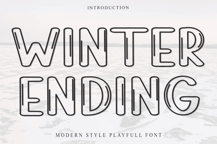 Winter Ending Font · 1001 Fonts