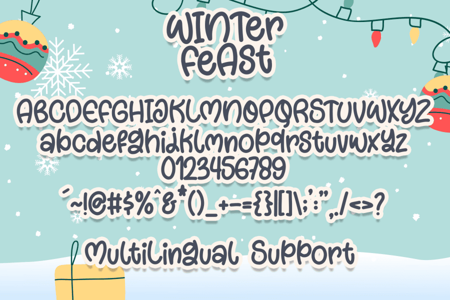 Winter Feast Font · 1001 Fonts