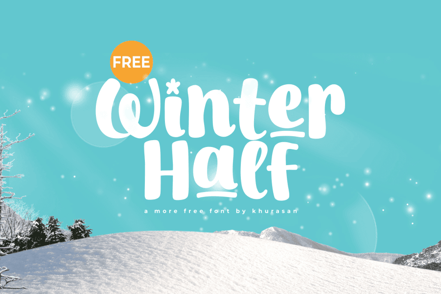 Winter Half Font · 1001 Fonts