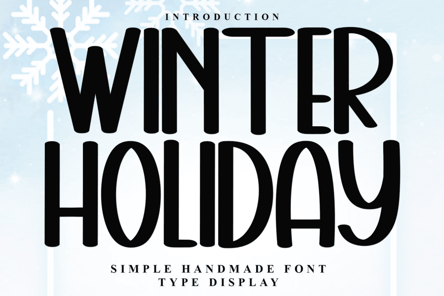 Winter Holiday Font · 1001 Fonts
