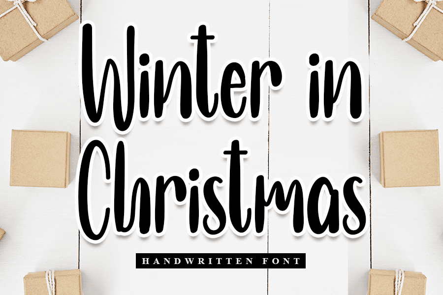 Winter In Christmas Font · 1001 Fonts
