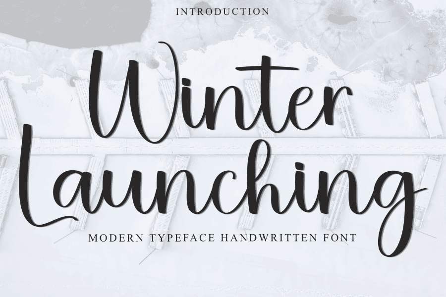 Winter Launching Font · 1001 Fonts