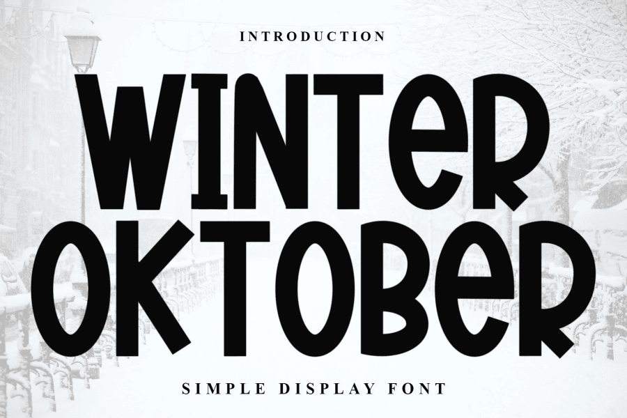 Winter Oktober Font · 1001 Fonts