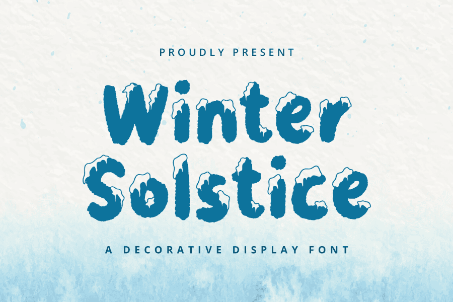 Winter Solstice Font · 1001 Fonts