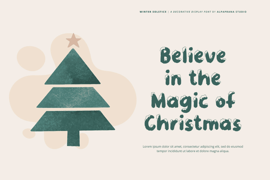 Winter Solstice Font · 1001 Fonts