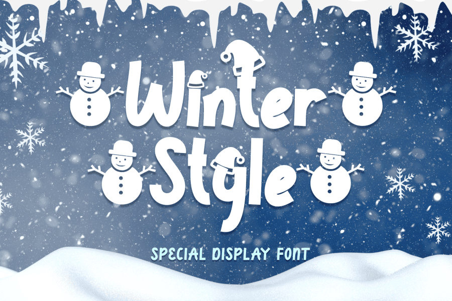 Winter Style Font · 1001 Fonts