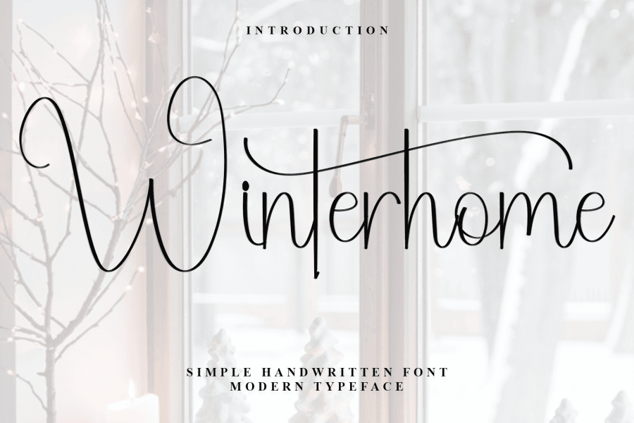 Winterhome Font · 1001 Fonts