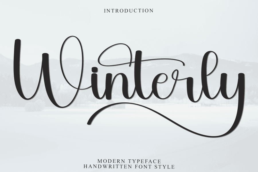 Winterly Font · 1001 Fonts