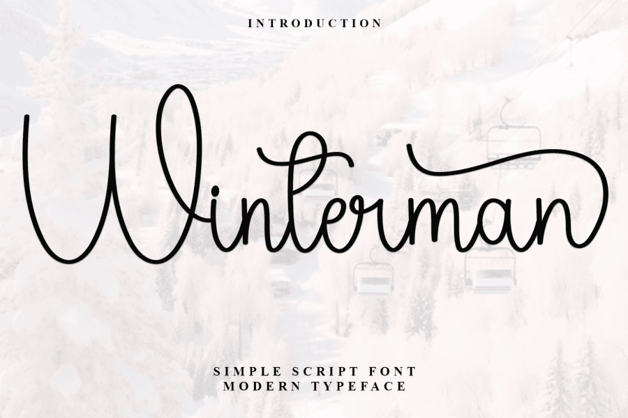 Winterman Font · 1001 Fonts