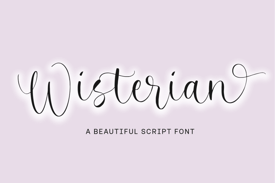 Wisterian Font · 1001 Fonts
