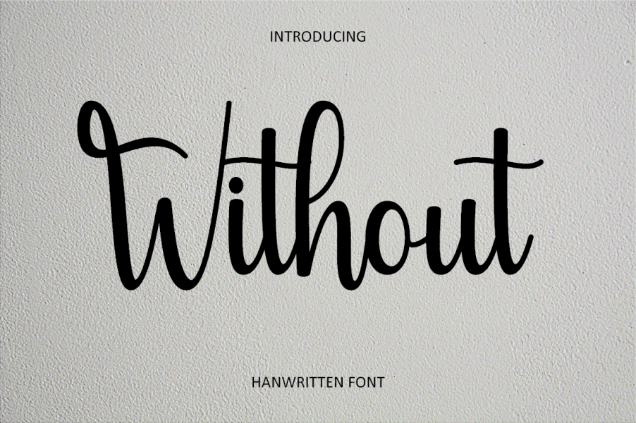 Without Font · 1001 Fonts