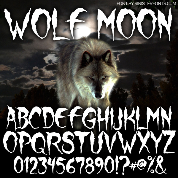 Wolf Moon Font · 1001 Fonts