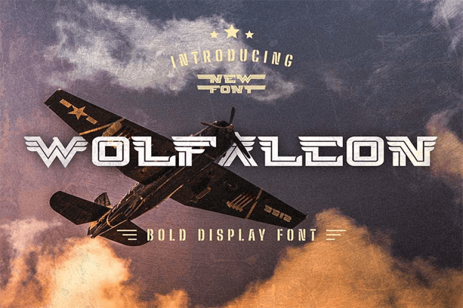 Wolfalcon Font · 1001 Fonts