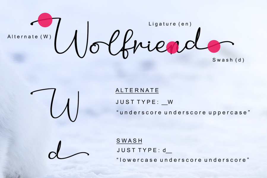 Wolfriend - Personal Use Font · 1001 Fonts