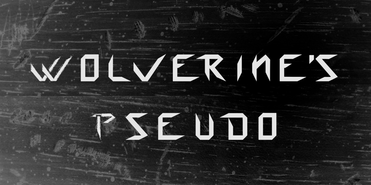 Wolverine's Pseudo Font · 1001 Fonts