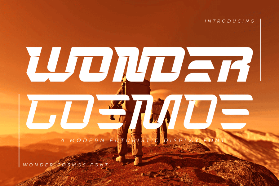 1 Free Wonder Cosmos Font · 1001 Fonts
