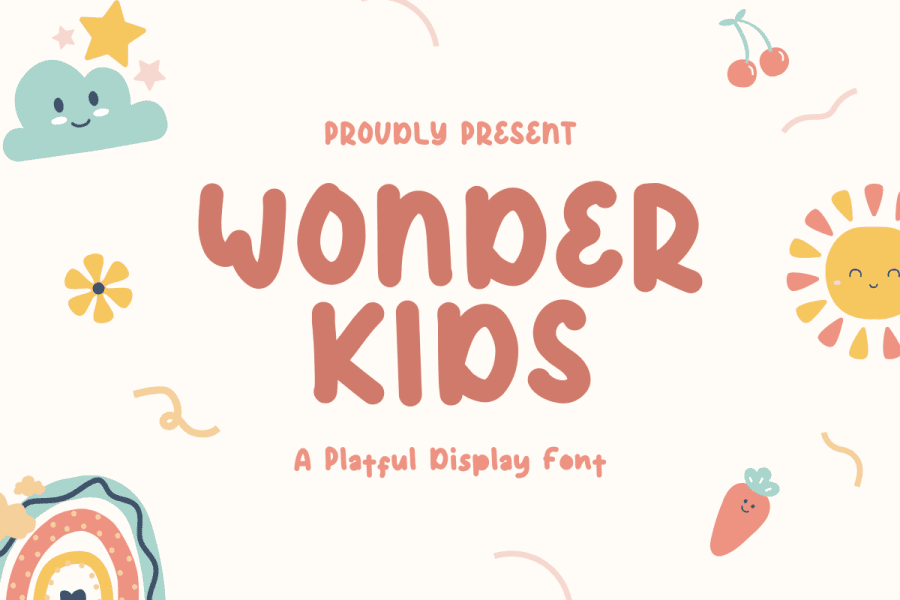 Wonder Kids Font · 1001 Fonts